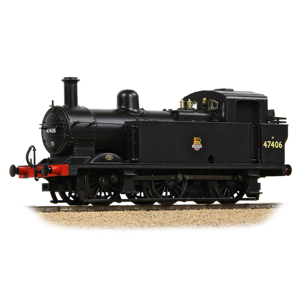 Bachmann 32-231B LMS Fowler 3F Jinty 47406 BR Black Early Emblem (Pres