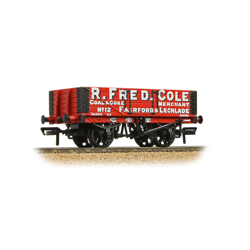 Bachmann 37-060A 5 Plank Wagon Wooden Floor 'R. Fred. Cole Coal & Coke