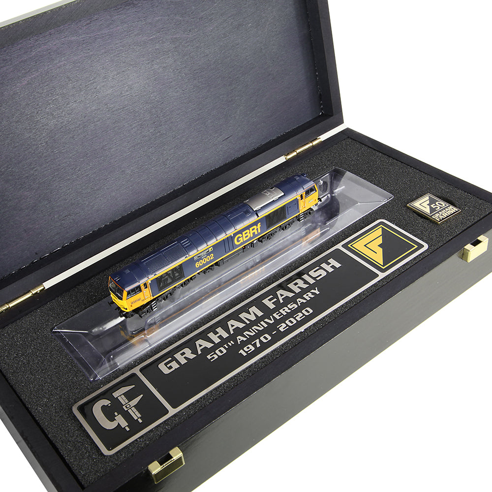 Graham Farish 371-364 Class 60 60002 GB Railfreight 50th Anniversary C