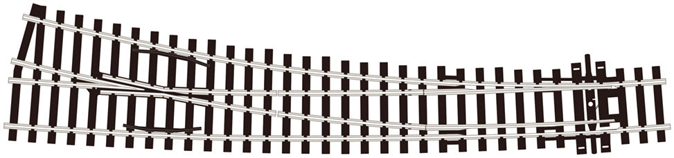 Peco Streamline SL-86 Large Radius Curved Right Hand Turnout Insulfrog