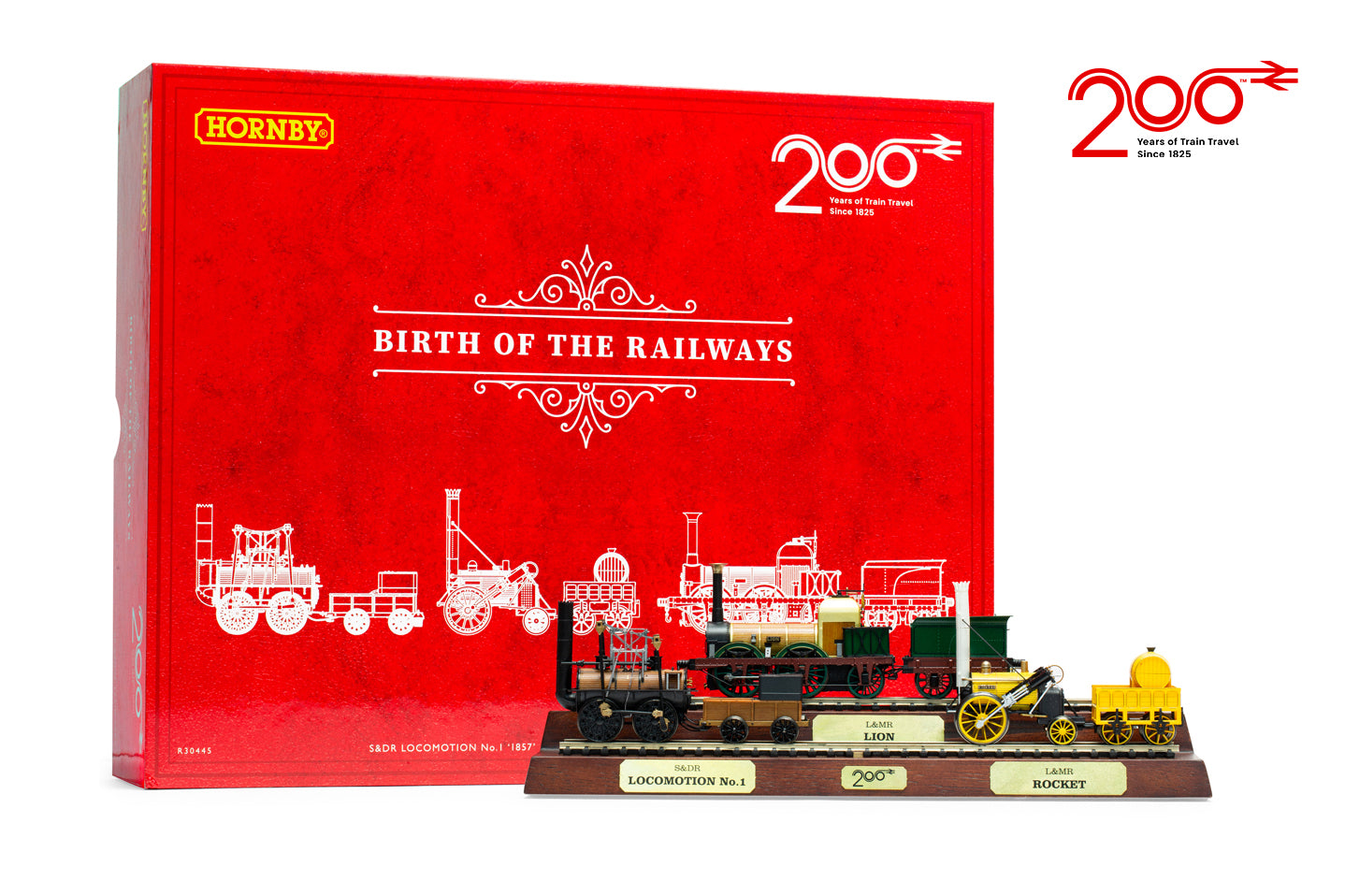 Hornby R30445 200 Birth of the Railways Train Pack DCC Ready OO Gauge