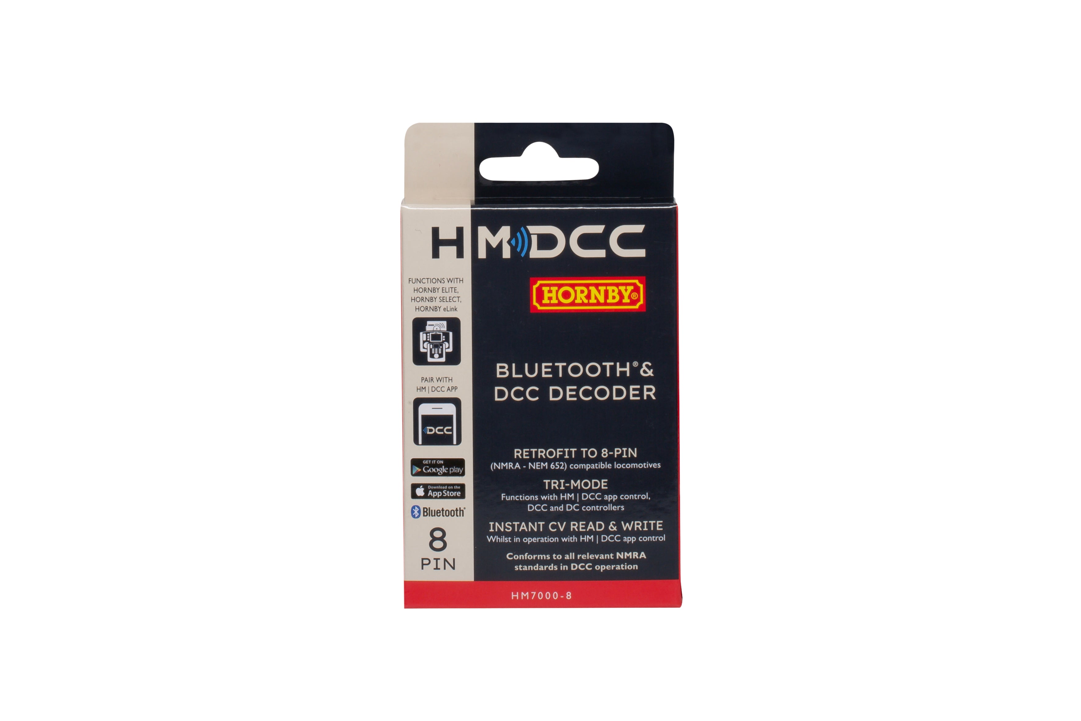 Hornby R7335 HM7000 8 Pin Bluetooth DCC Decoder (No Sound)